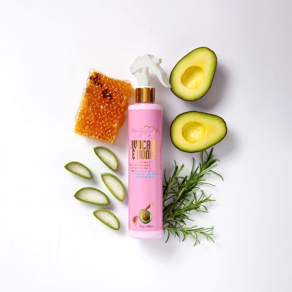 Avocado & Honey Leave-In Detangling Hair Mist | Leave-In Detangling ...
