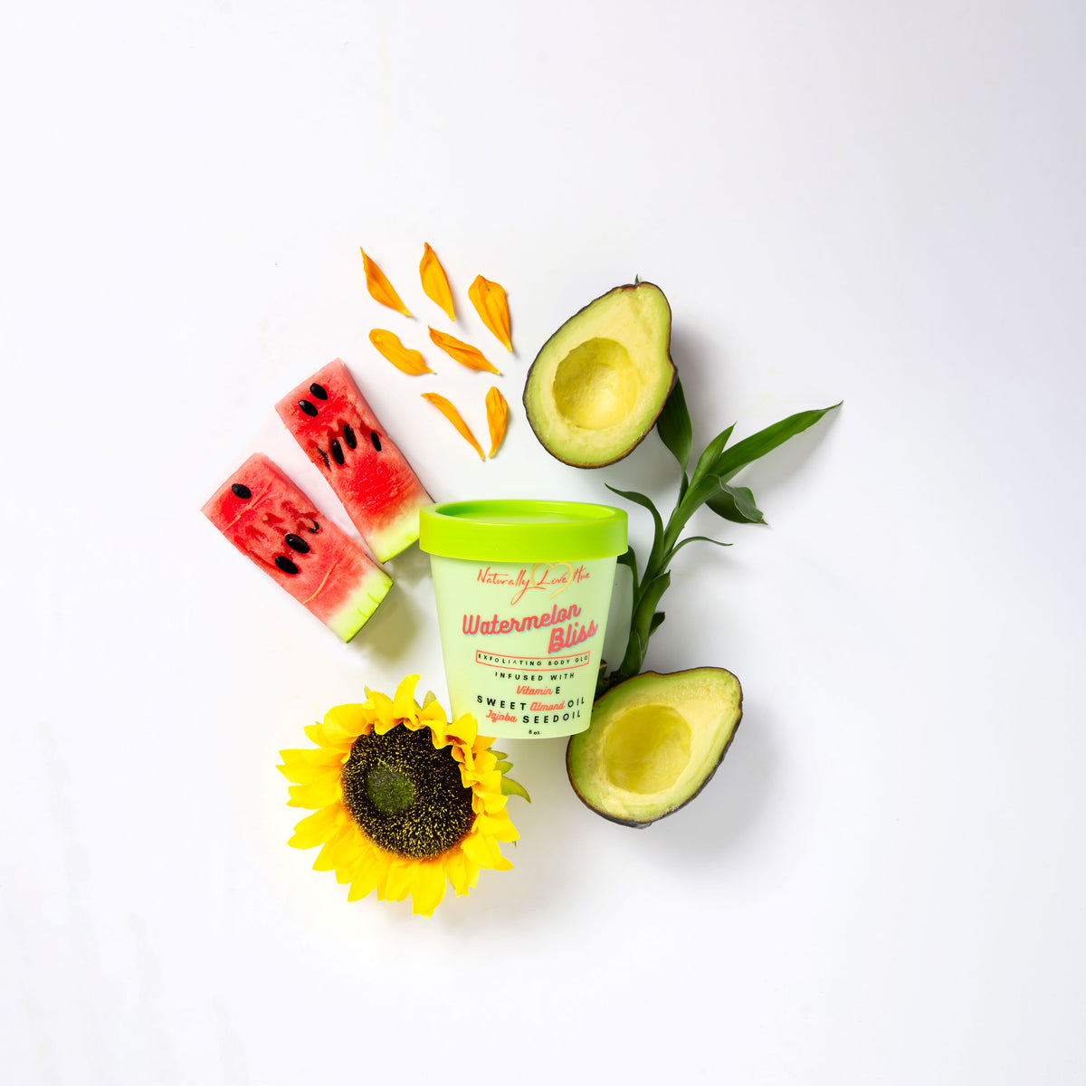 Watermelon Bliss Exfoliating Body Scrub | Naturally Love Hue